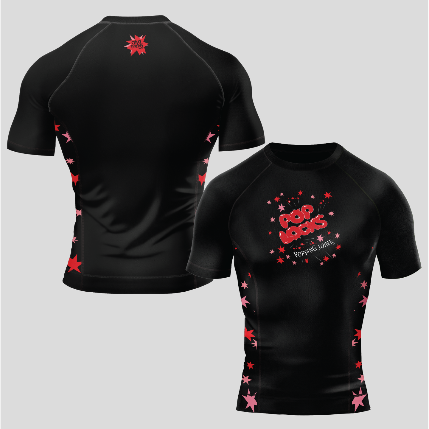 "Pop Locks" Rash Guard – Stray Threads Fight Co.